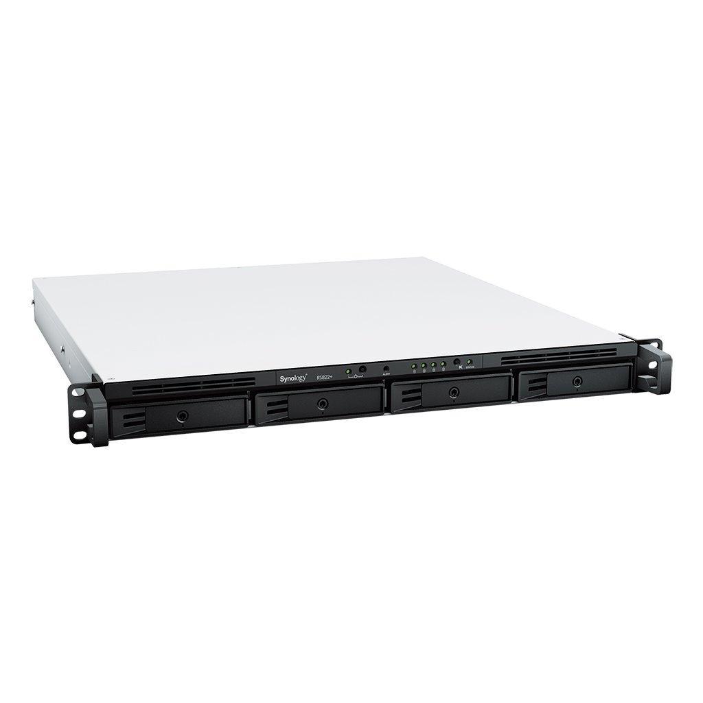 Synology RackStation RS822+ 4-bay NAS, rack 1U, CPU QC Atom C3538 64bit ...